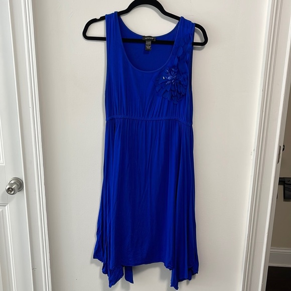 Spense | Dresses | Sleeveless Royal Blue Spense Dress With Flower ...
